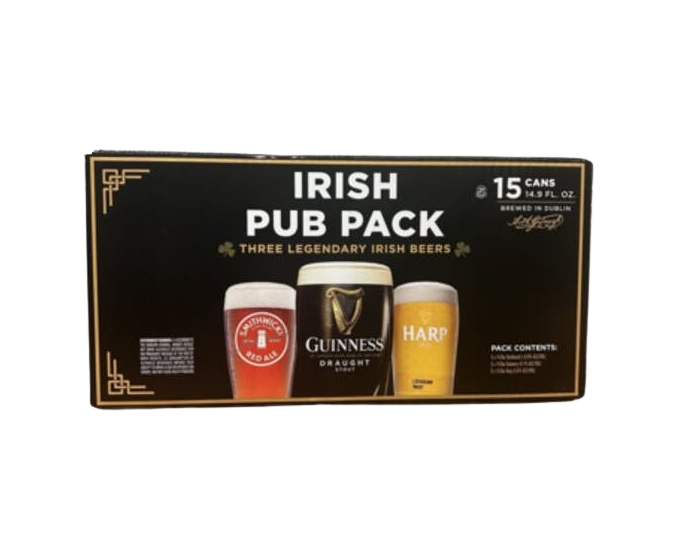 Guinness Irish Heritage Variety 14.9oz 15-Pack Can – Primo Weston