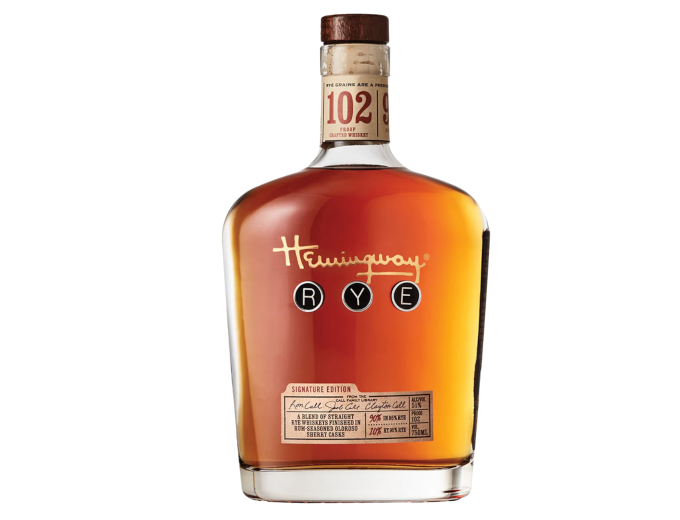 Hemingway Signature Edition Rye 750ml – Primo Weston